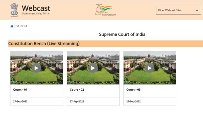 SC live-streams constitution bench proceedings